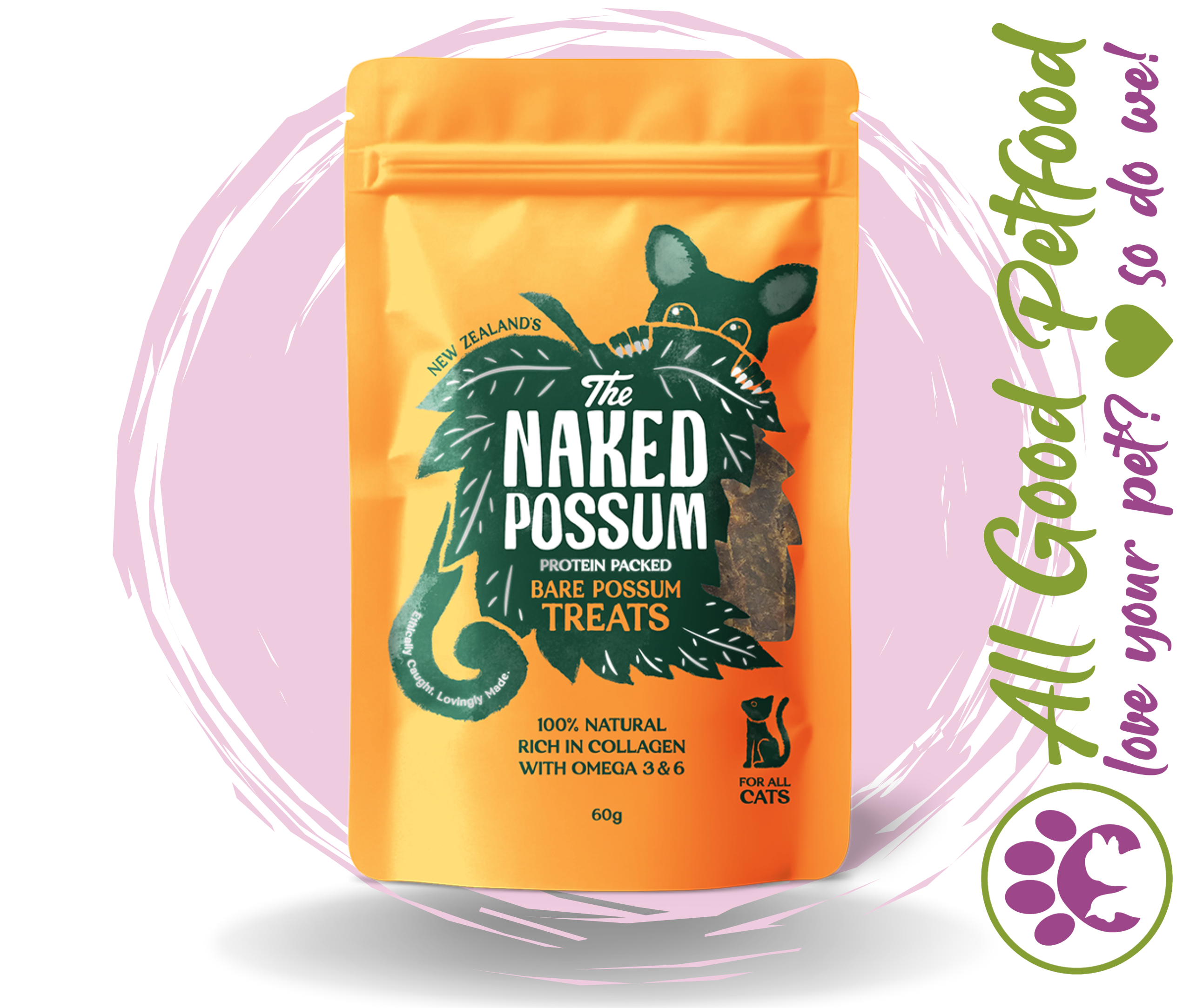 The Naked Possum Cat 60g – All Good Petfood